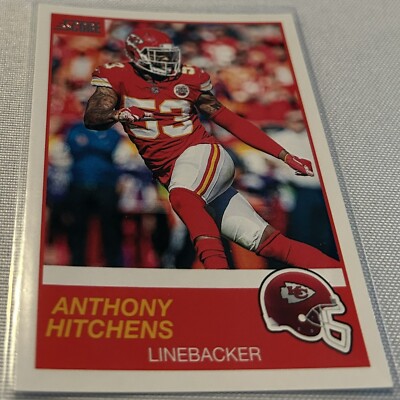 2019 Panini Score Football Anthony Hitchens Kansas City Chiefs base ...