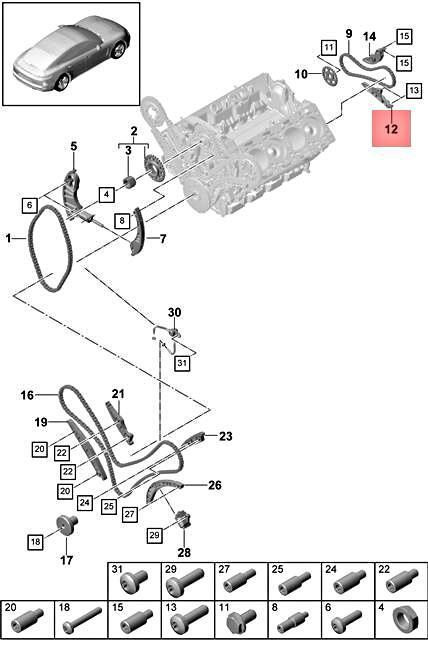 Genuine PORSCHE Panamera 97A 97B 97C Slide Rail 9A710953803 | eBay