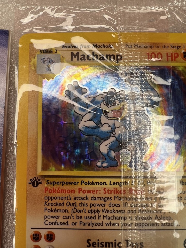 1999 Pokemon TCG Starter Gift Box Nearly Complete Sealed Machamp Holo ...