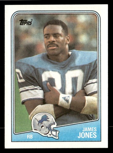 James Jones 1988 Topps Card #375 Detroit Lions | eBay