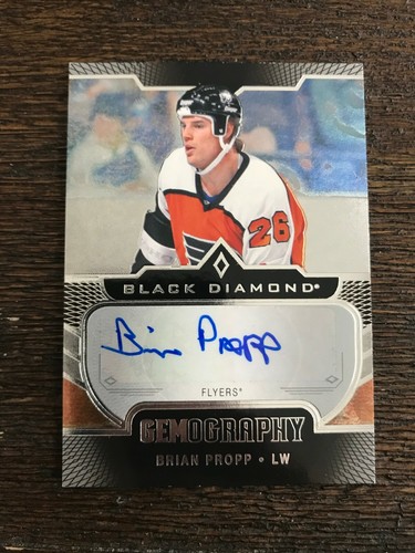 2018-19 Upper Deck Black Diamond Gemography Brian Propp Auto Flyers | eBay
