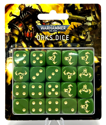 Warhammer 40k: Space Orks - Orks Dice NEW SEALED GAMES WORKSHOP | eBay