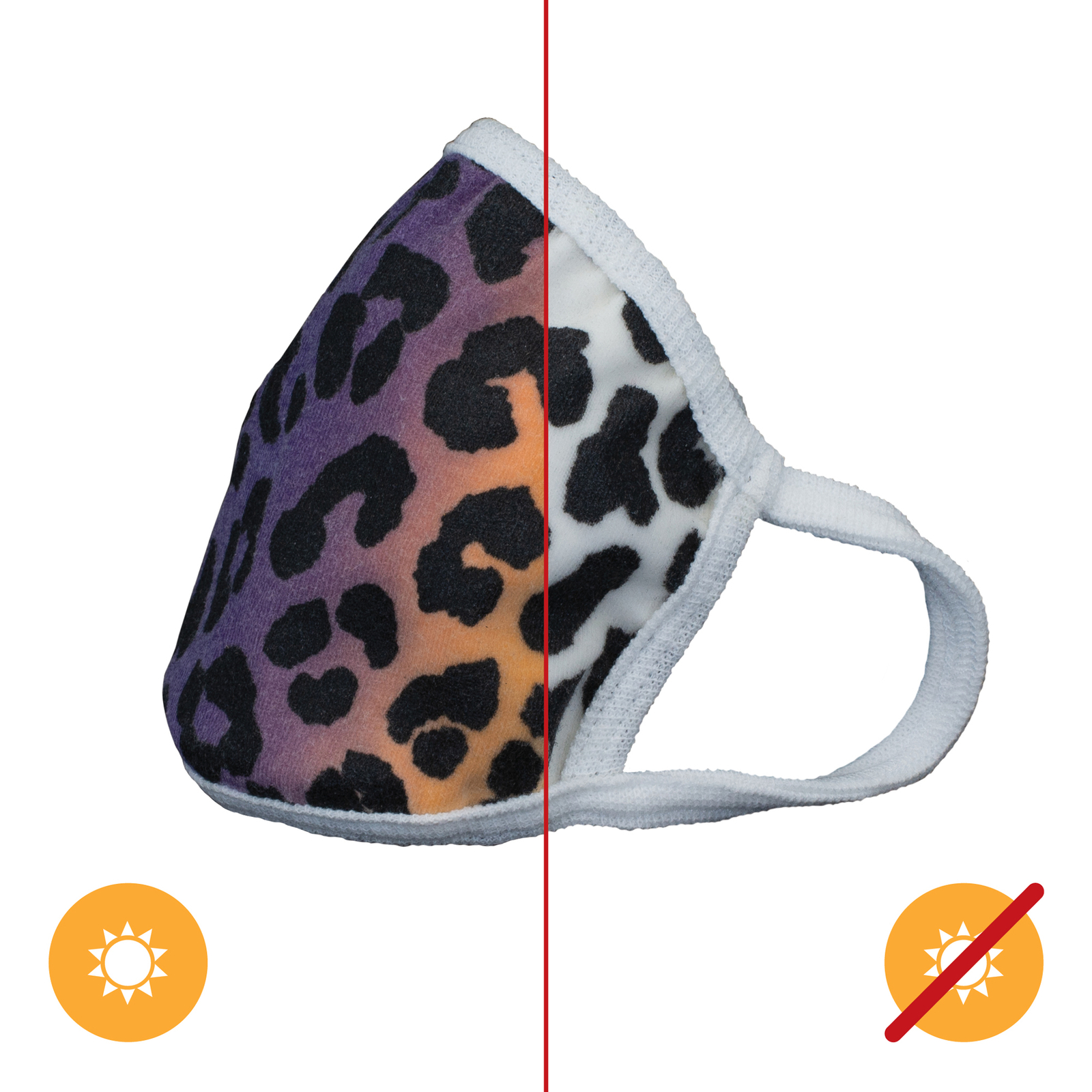 DelSol Color-Changing Face Mask - Leopard - Youth 1 Pc HEALTHAID | eBay