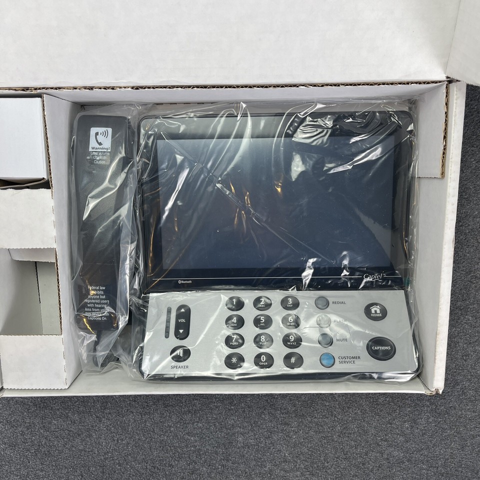 CapTel 2400IBT Ultratec Captioned Hearing Impaired Touch Screen ...