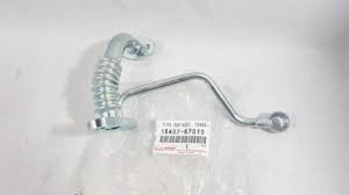 Toyota Genuine OEM PIPE SUB-ASSY, TURBO OIL INLET LAND CRUISER FJ 15407 ...