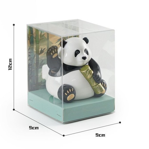 Solar Powered Lucky Panda Waving Figurine Car Dashboard Desk Decor Cute ...