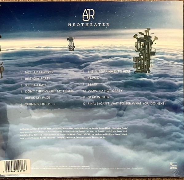 AJR - Neotheater (GHOSTLY BLUE VINYL) 4099964123166| eBay