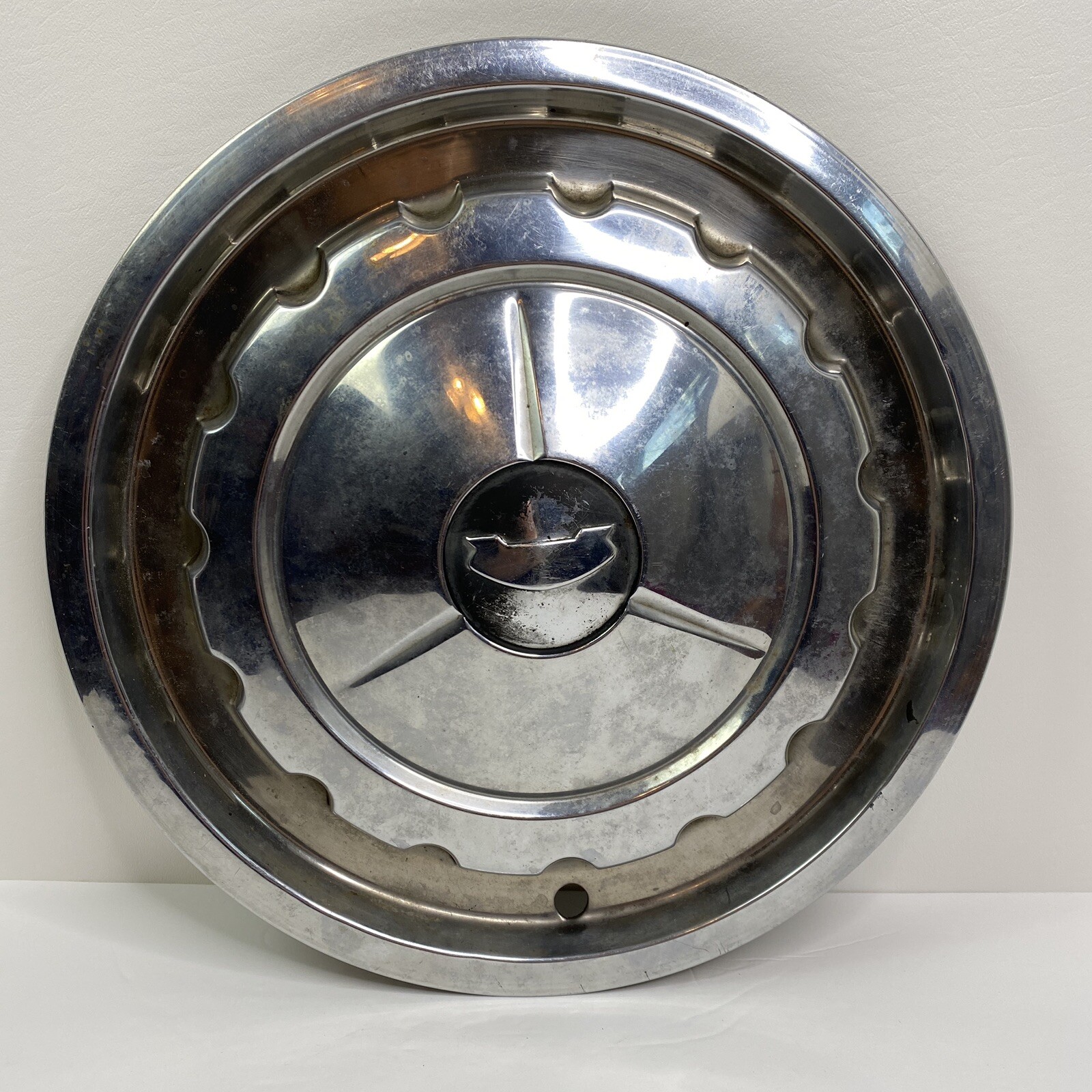1957 Chevrolet Hub Cap 14" Chevy Hubcap Wheel Cover Garage Vintage Wall ...