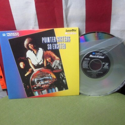 POINTER SISTERS So Excited laserdisc Pioneer mini-album 1986 videos ...