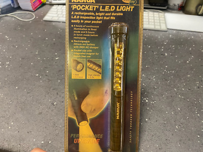 Narva Pocket LED Light Rechargeable Torch Inspection Lamp Magnetic Free ...