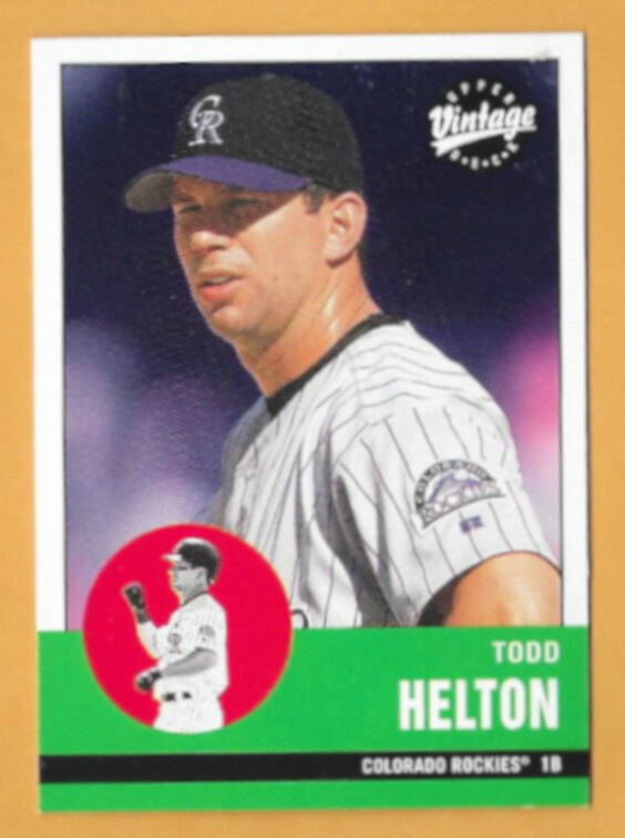 2001 Upper Deck Vintage - #331 Todd Helton for sale online | eBay
