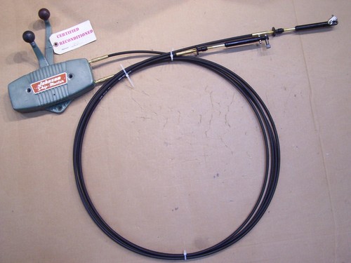REBUILT JOHNSON SHIP-MASTER TWO 2 HANDLE CONTROL BOX, NEW 13' & 12 ...