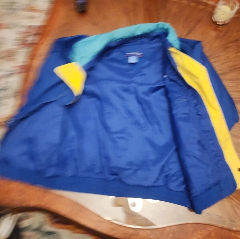 Vintage Metlife Trademark Sportswear Men’s Jacket Coat Size Medium Blue ...