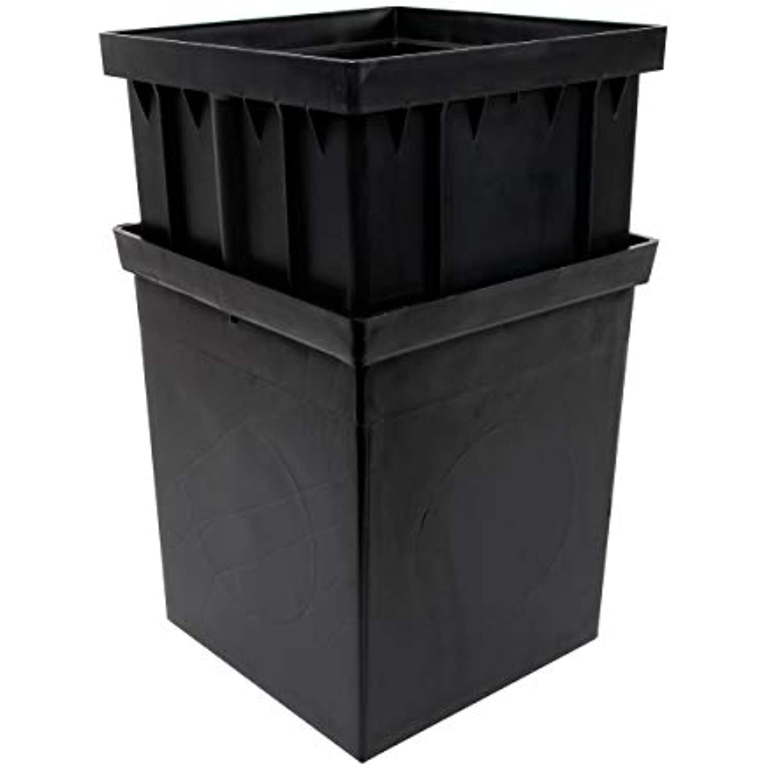 NDS Riser For 12 in. Square Catch Basin Drain & 12 in. Low-Profile ...