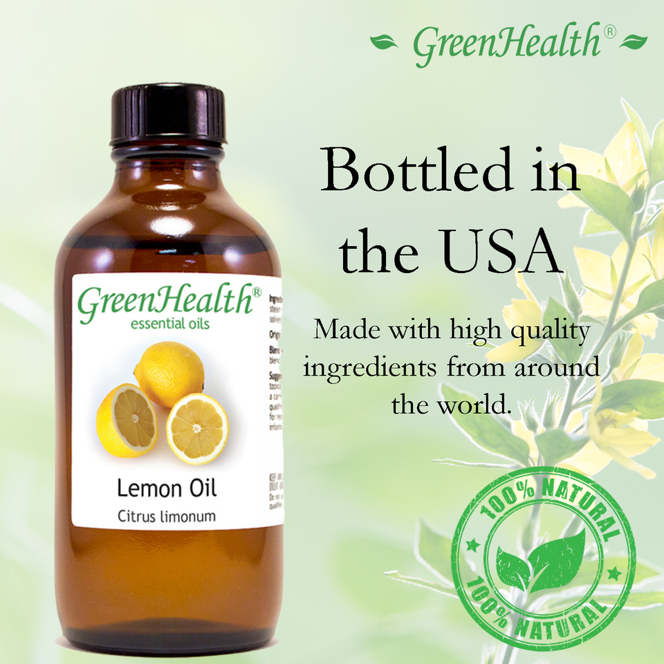 Bulk 16 fl oz Lemon Essential Oil (100% Pure & Natural) in Aluminum ...