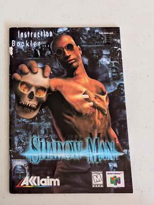 Shadow Man.Video game Instruction Booklet N64 | eBay