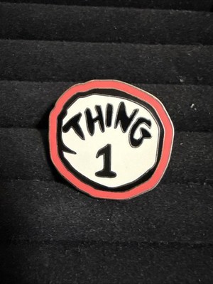 Dr. Seuss Disney Pin Universal Studios Cartoon Book Rare HTF Thing 1 ...