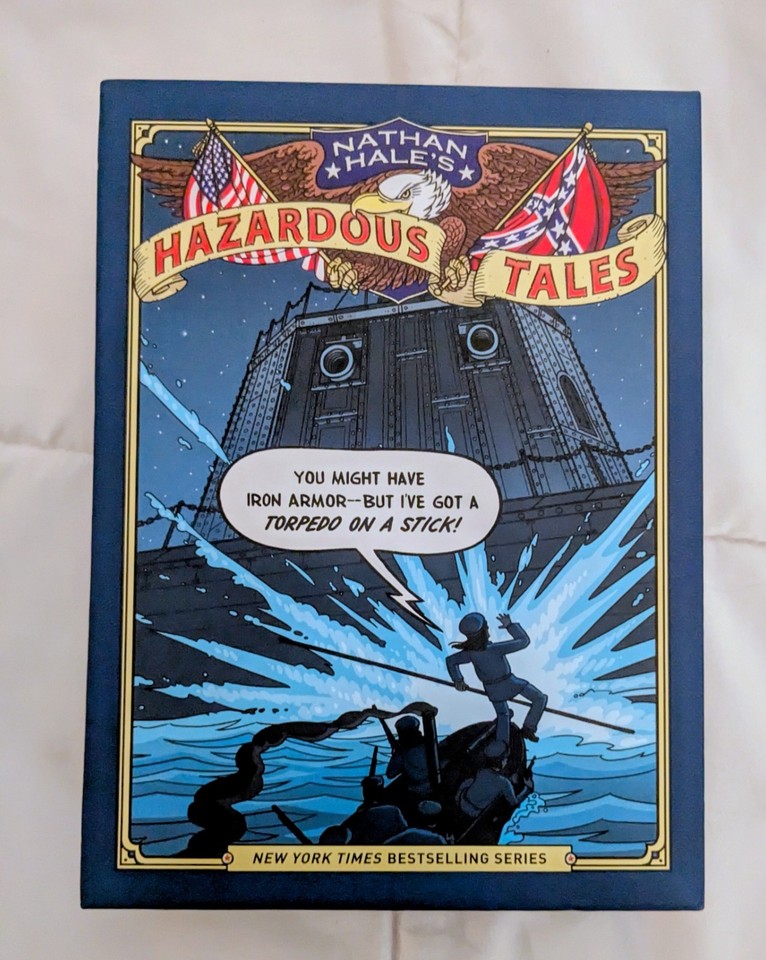 Nathan Hale's Hazardous Tales NEW Alamo All Stars, Big Bad Ironclad ...
