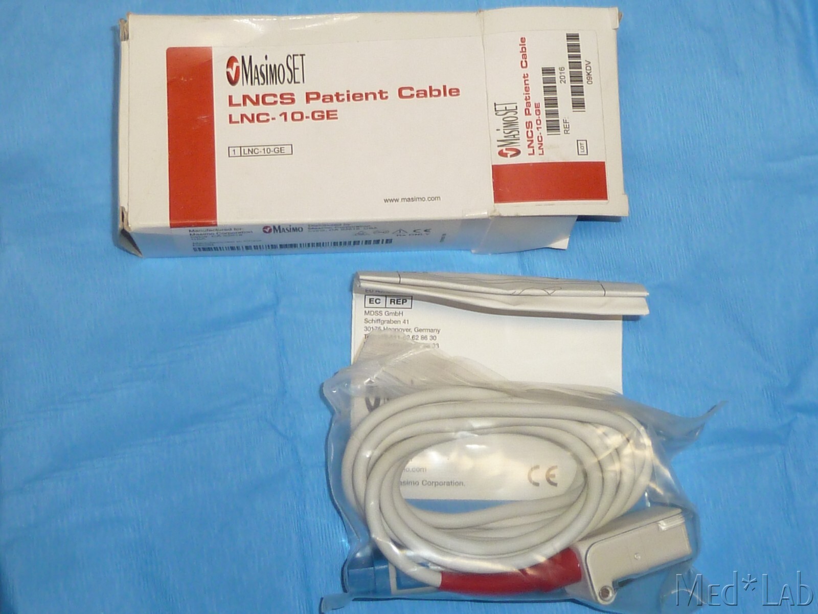 Masimo LNCS LNC-10-GE, 2016, SpO2 Patient Extension Cable 10 ft. | eBay