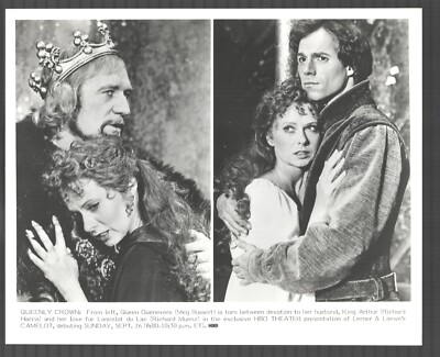 Camelot 8"x10" Still Richard Harris Richard Muenz Meg Bussert HBO Theater | eBay