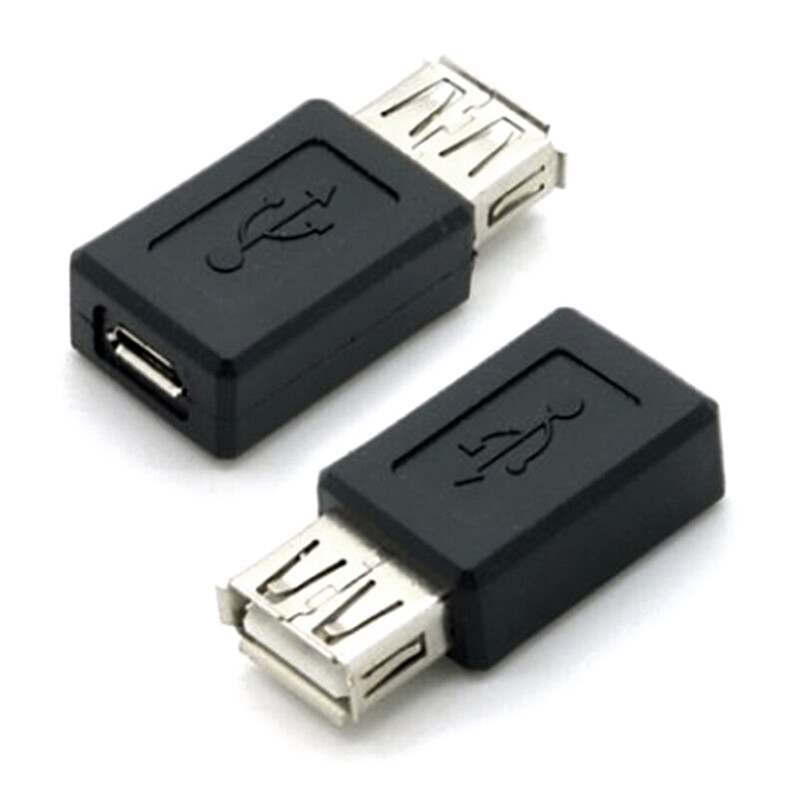 Simple Design New USB 2.0 Female to Mini USB Female Converter Adapter ...
