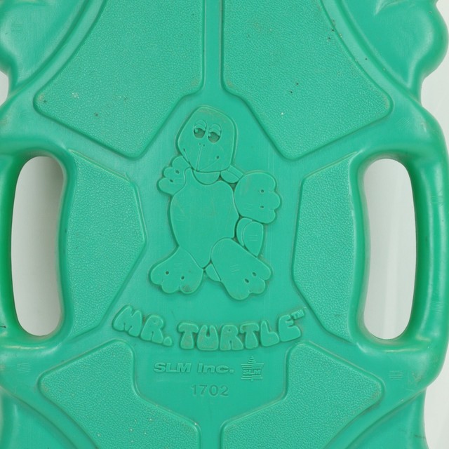 Vintage Mr.Turtle Kickboard Swimming Pool Swim Board Coleco 10472 Green ...