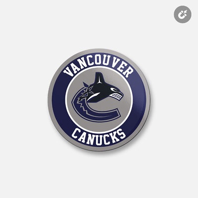 Vancouver Canucks NHL | 4'' X 4'' Round Decorative Magnet | eBay