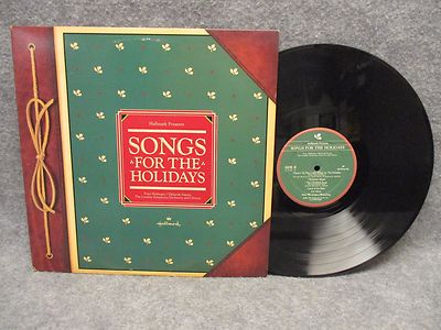 33 RPM LP Record Hallmark Presents Songs For The Holidays Carols ...
