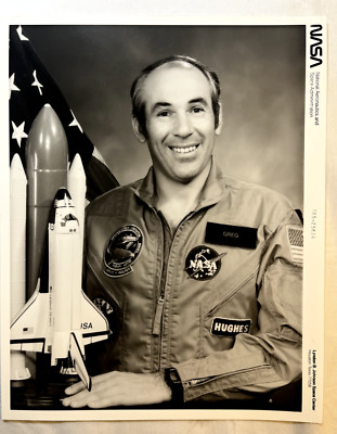 Gregory Jarvis 8x10 Press Release Photo ORIGINAL NASA B&W Challenger ...