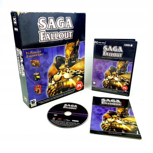 SAGA FALLOUT 1 2 TACTICS I II PC BIG BOX VERY RARE COLLECTOR'S EDITION ...
