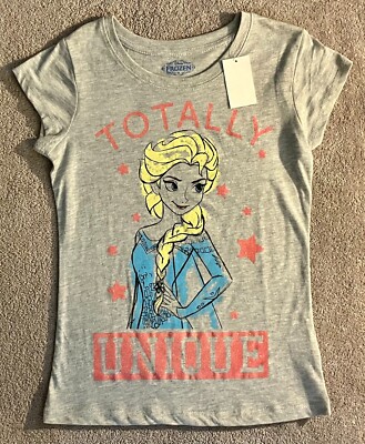Disney - Frozen - Elsa - Totally Unique - Girls T-Shirt - Small ...