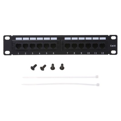 CAT6 Patch Panel Wall-Mount and Rack Mount RJ45 Networking Patch Panel ...
