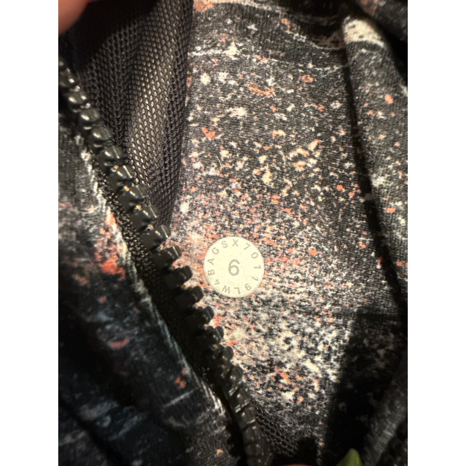 Lululemon Define Jacket Azurite Poppy Coral Multi Color Women's Size 6 ...