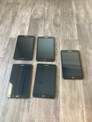 5x Lot Samsung Galaxy Tab E 8" SM-T377V WI-FI and Verizon 16GB | eBay