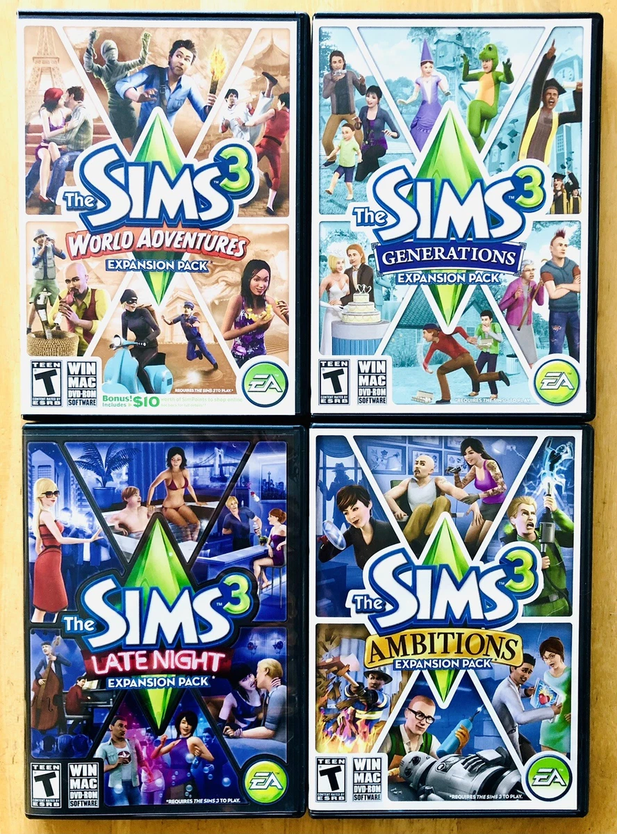 Sims 3 Expansion Packs