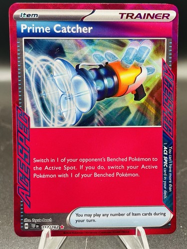 Pokemon Prime Catcher 157/162 Temporal Forces ACE SPEC Holo Rare LP | eBay