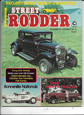 STREET RODDER MAGAZINE----DECEMBER 1974 | eBay