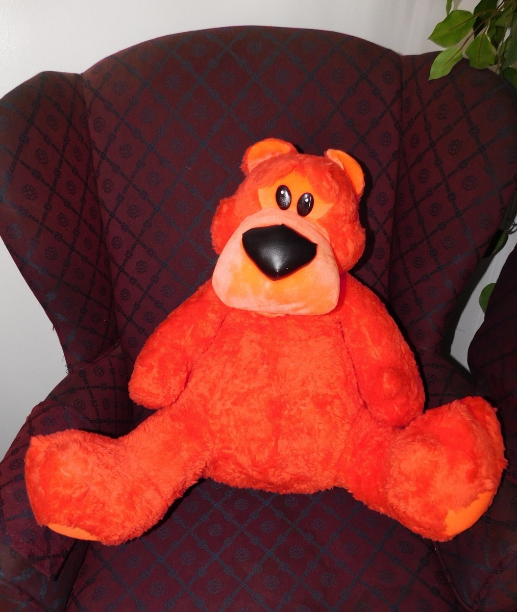 Big Orange Teddy Bears Big Teddy Bear With A Plush Heart,