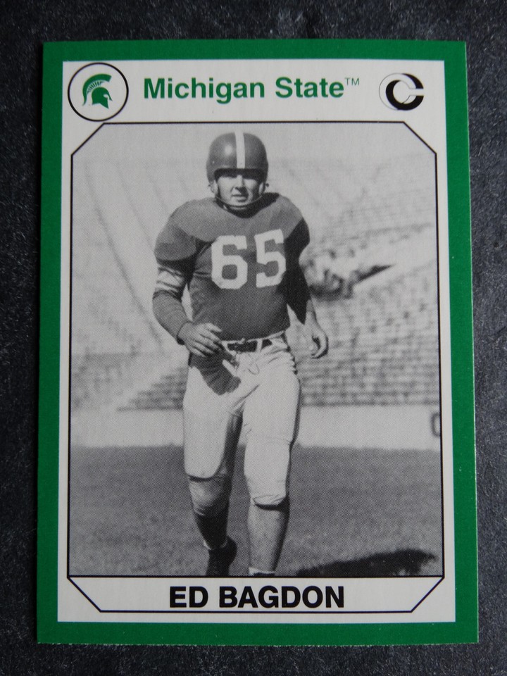 1990 Collegiate Collection Michigan State Football Card Complete Your ...