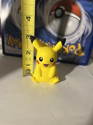 PIKACHU POKEMON Stress Ball Squeeze Foam Mini Toy 3" Pikachu Soft ...