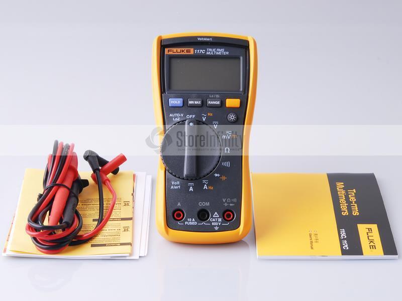 Fluke 117C Bluetooth Digital Multimeter True RMS with UTCS06A 400A ...