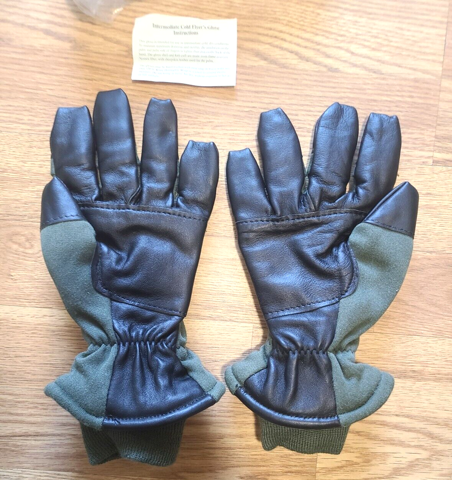 USGI New Gloves HAU-15/P NOMEX Intermediate Cold Weather Winter Size: 5 ...