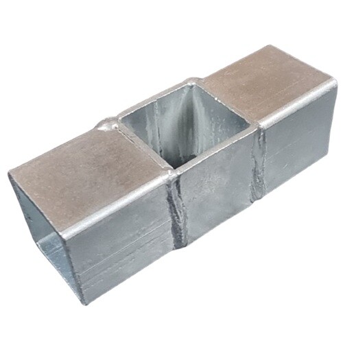 STEEL CONNECTOR JOINER 25mm SQUARE Tube Aviary Frame Trailer cage DIY ...