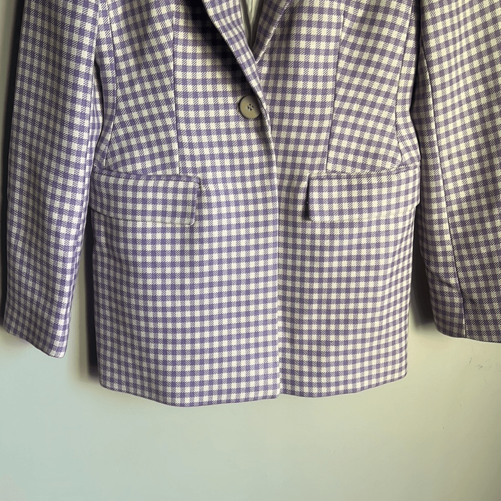 NEW & Other Stories Tailored Gingham Blazer | eBay