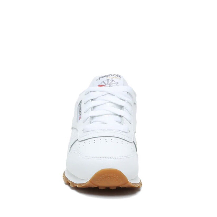 Reebok Classic Leather Junior Big Kids Running Sneaker Shoes Sz 6 White ...