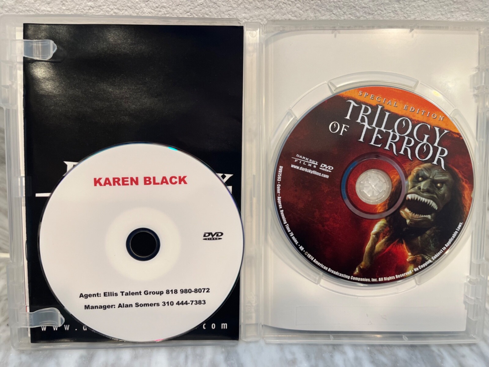 Trilogy of Terror (DVD, 2006, Special Edition) Signed By Karen Black ...