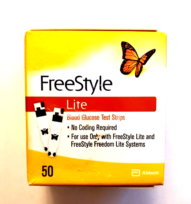 New Retail FreeStyle Lite Diabetic Test Strips 50 Ct Exp 09/30/2027 | eBay