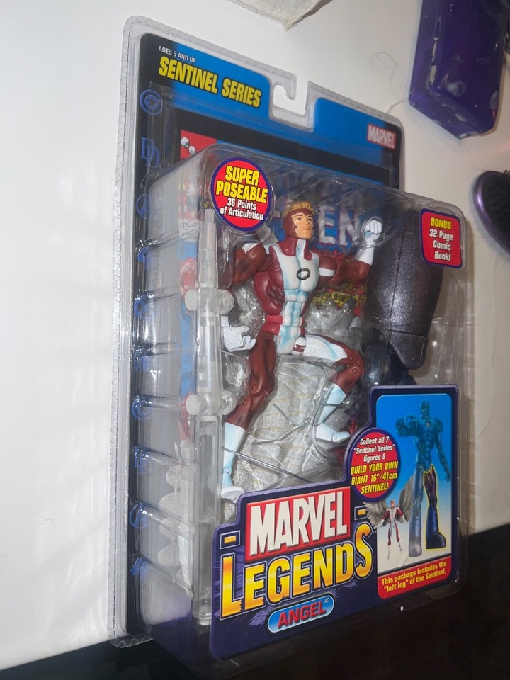 Marvel Legends Sentinel Series Angel Red Version NIB | eBay
