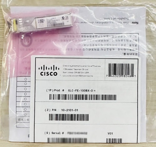 Cisco GLC-FE-100BX-D 100BASE-LX10 SFP Module 882658074165| eBay