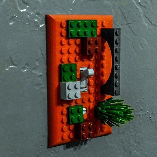 Lego Brick Wall Switch Plate Cover - Lego Play Piece - Wall switch ...